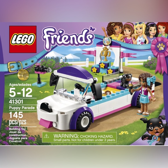 Lego | Toys | Lego Friends 431 Puppy Parade Building Set Purple And ...